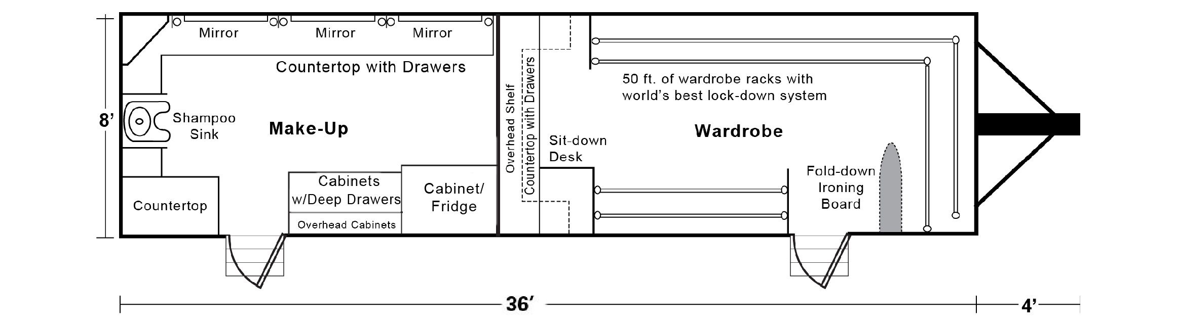 36’-makeup-wardrobe-combo | Hollywood Honeywagons